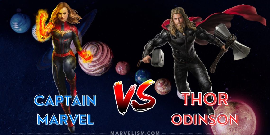 Captain Marvel Vs Thor Who Would Win Marvelism